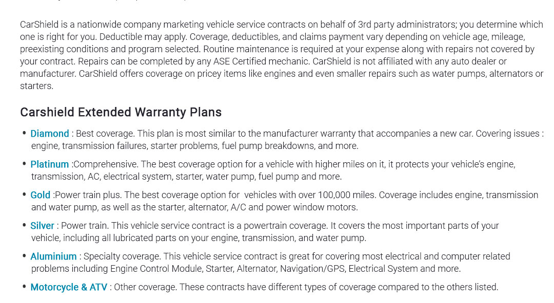 Extended Warranty Quote - 2025, Dec 🚙